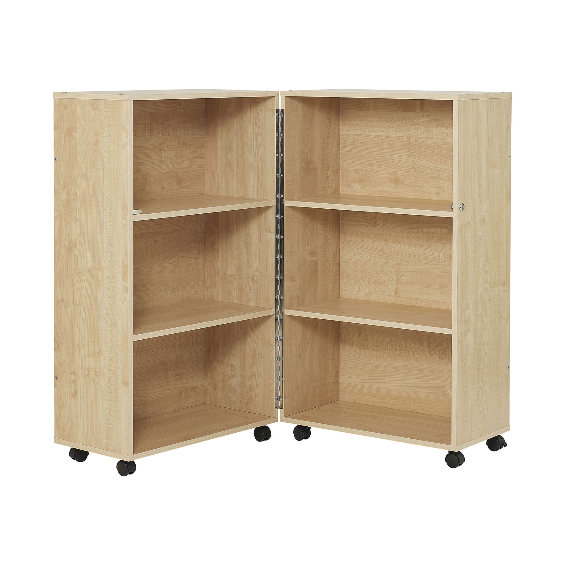 Maple Mobile Fold Away Bookcase | theClassroom.co