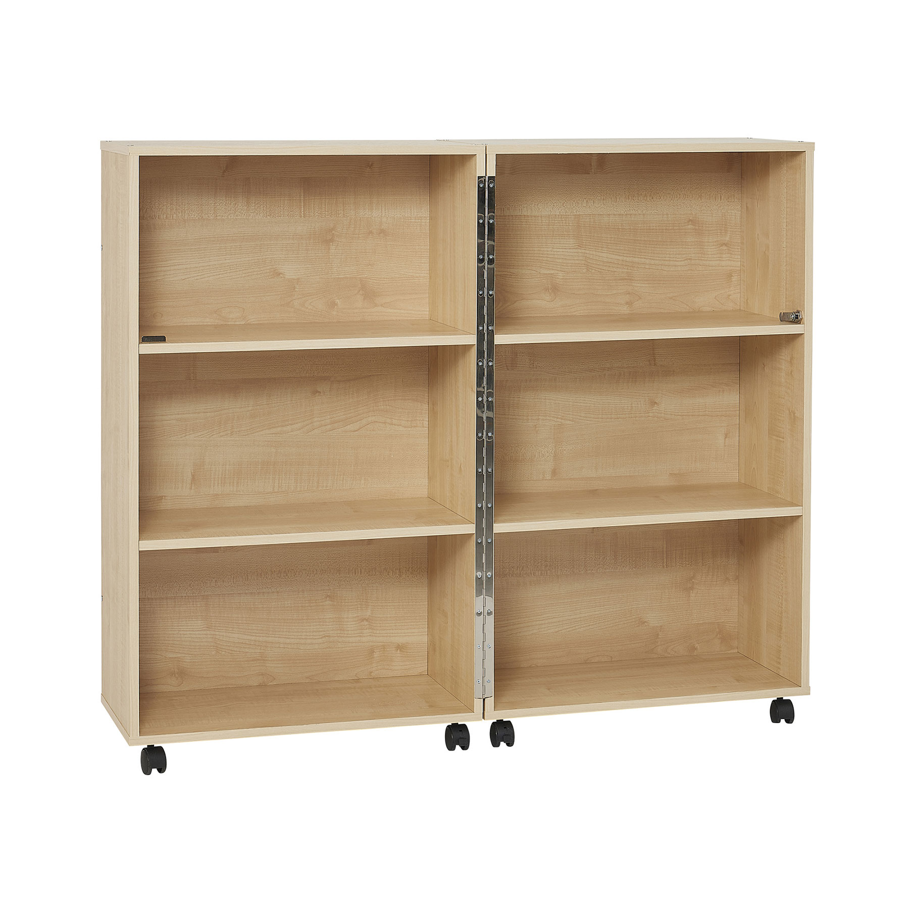 Maple Mobile Fold Away Bookcase | theClassroom.co