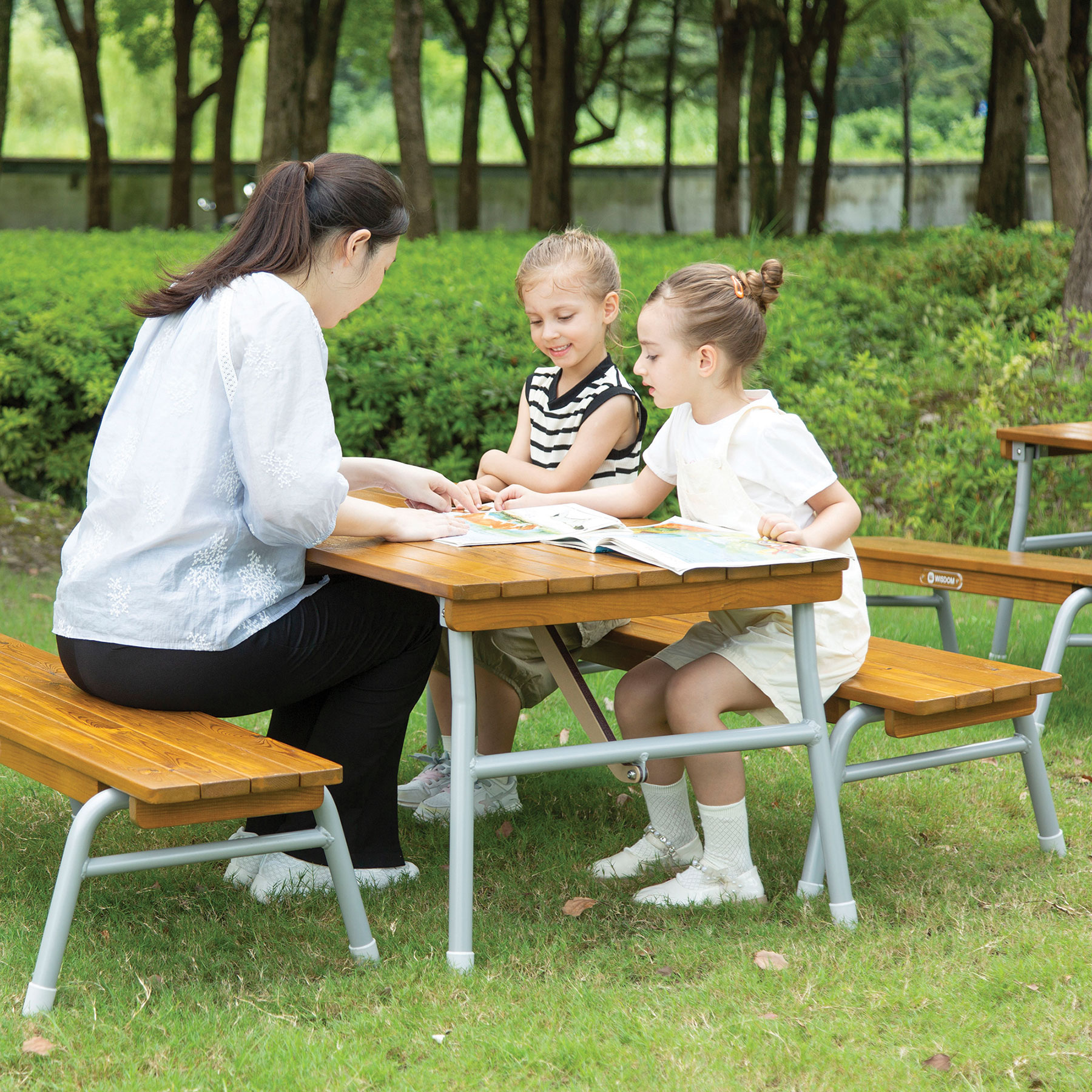 Children's Outdoor Table & Bench Set | theClassroom.co