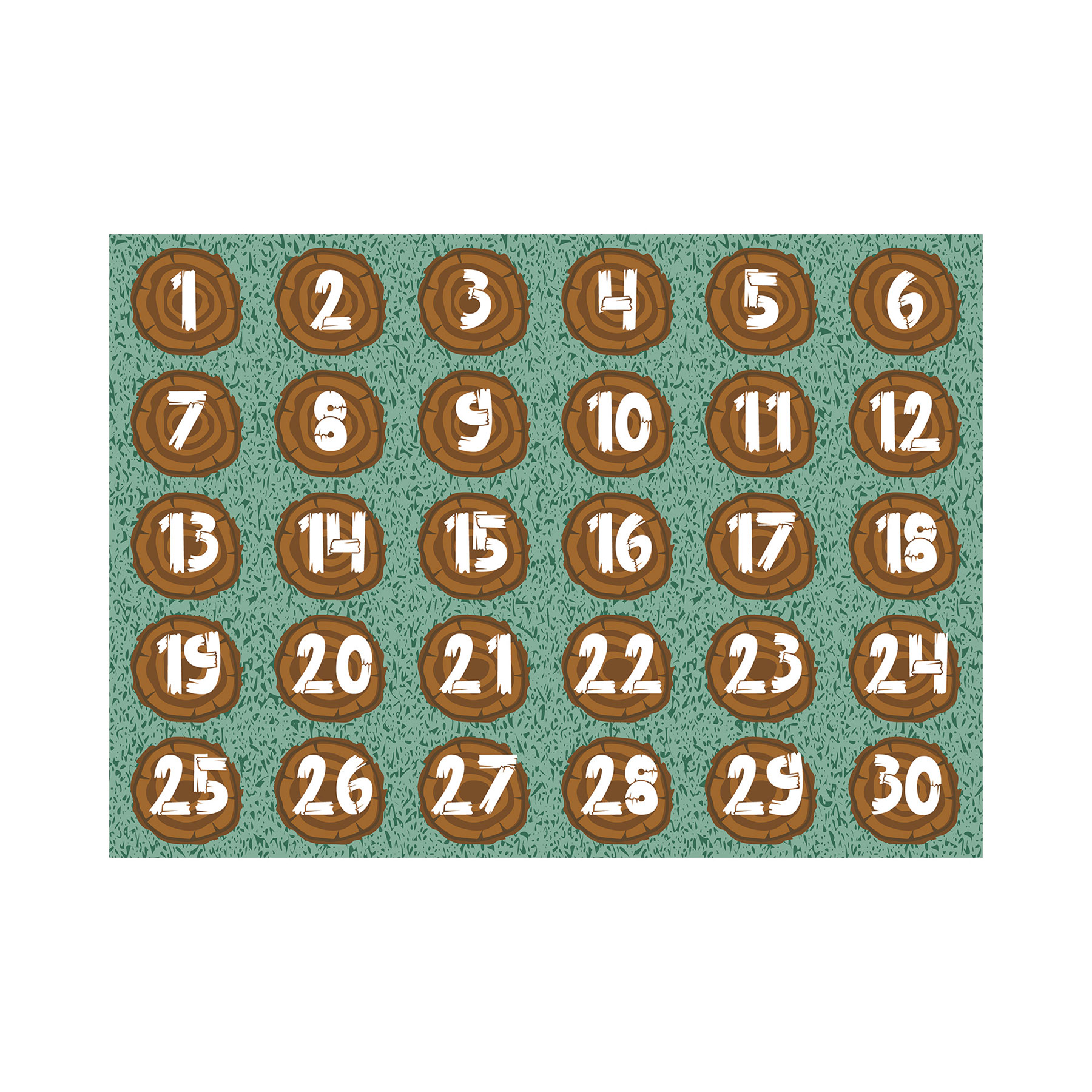 Number Logs Learning Rug | theClassroom.co