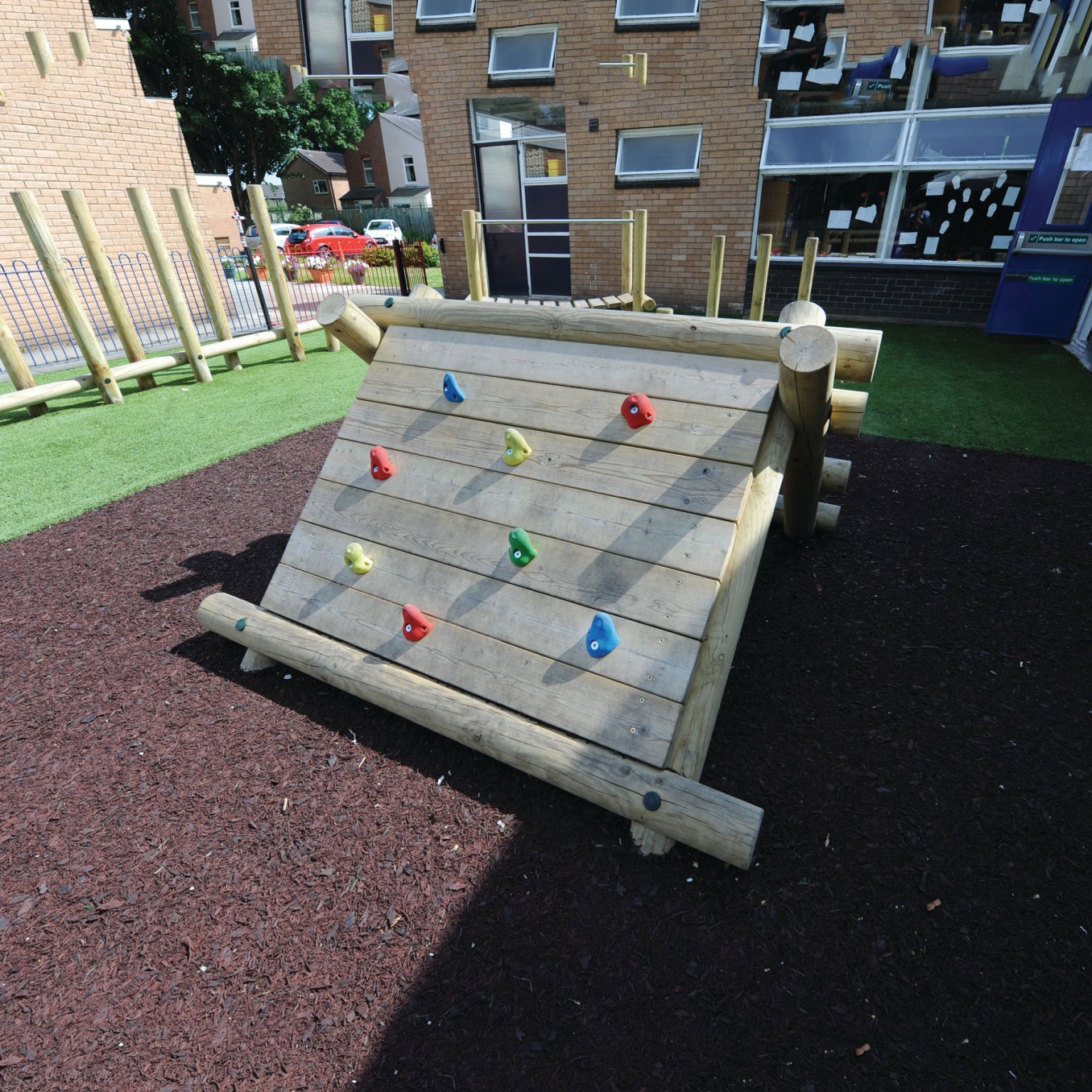 Log Ramp Rock Climber