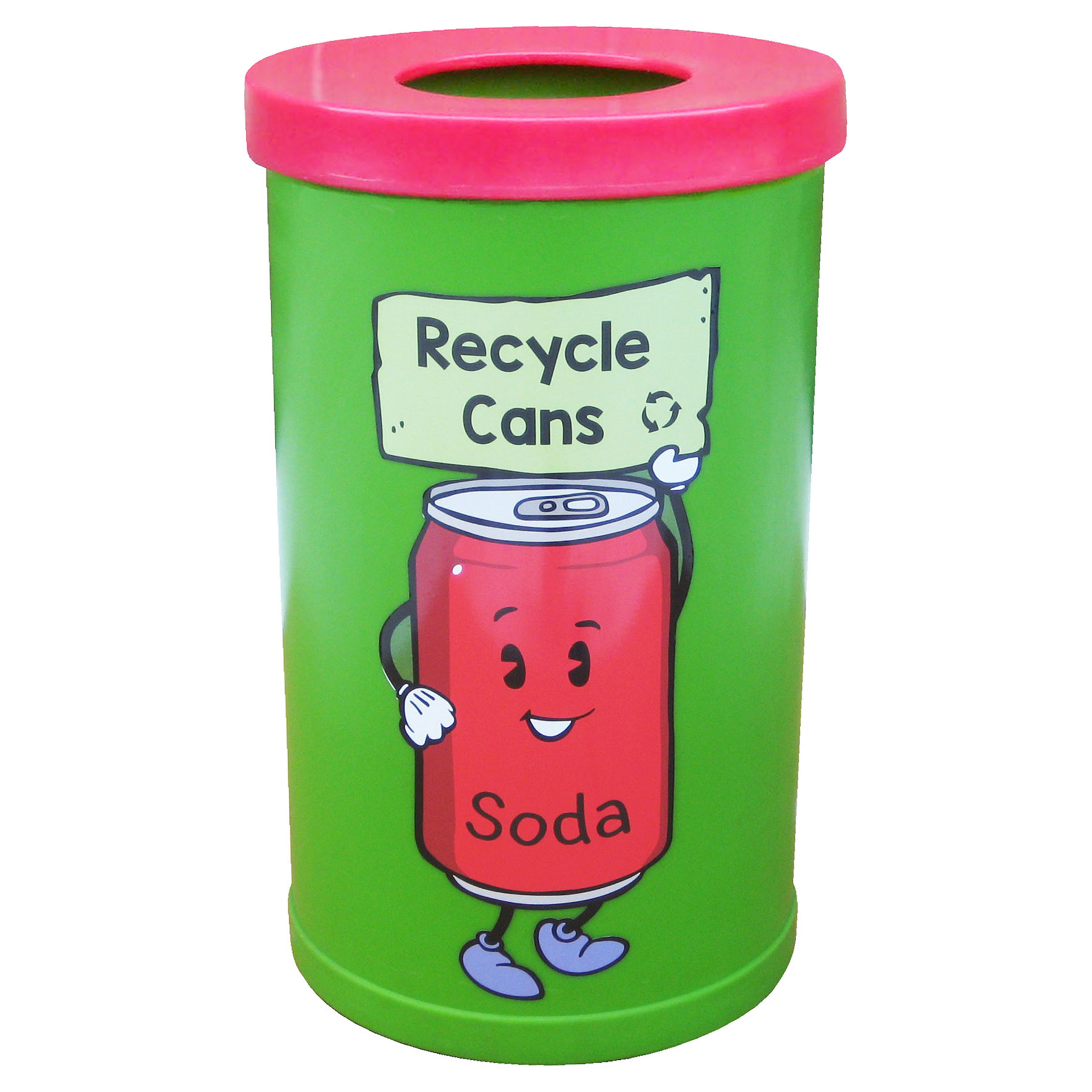 Popular Single Bin with Recycling Character 42L | theClassroom.co
