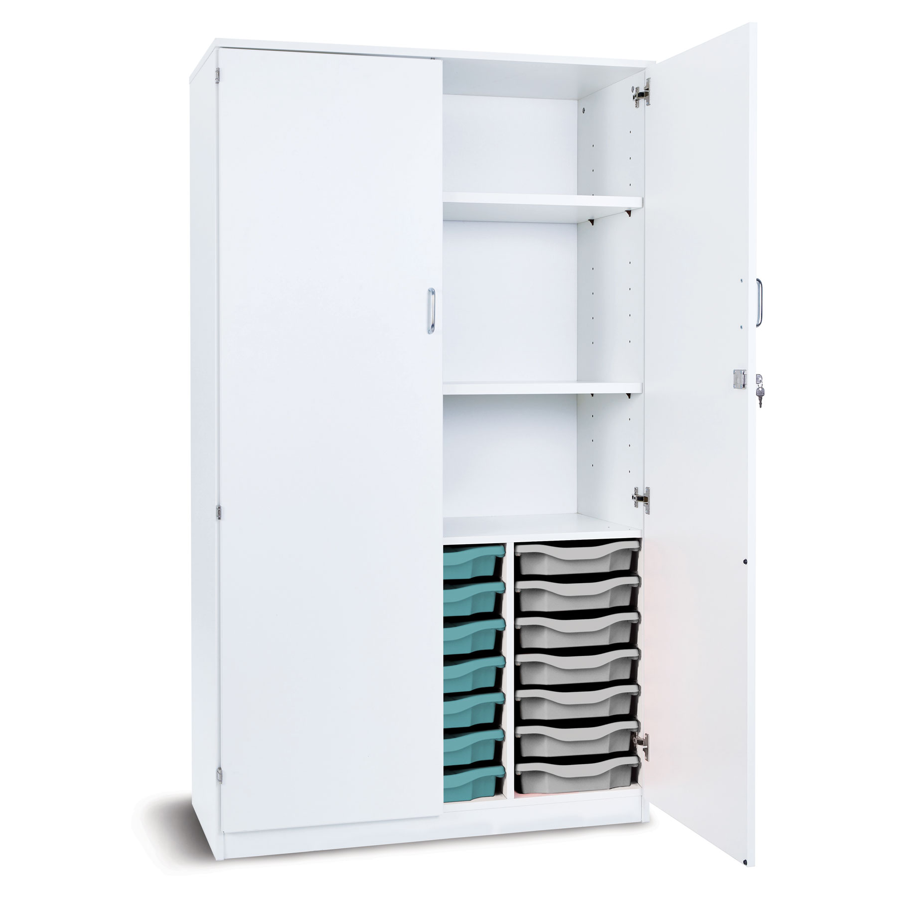 Monarch Premium™ 21 Single Tray Cupboard + Locking Door | theClassroom.co
