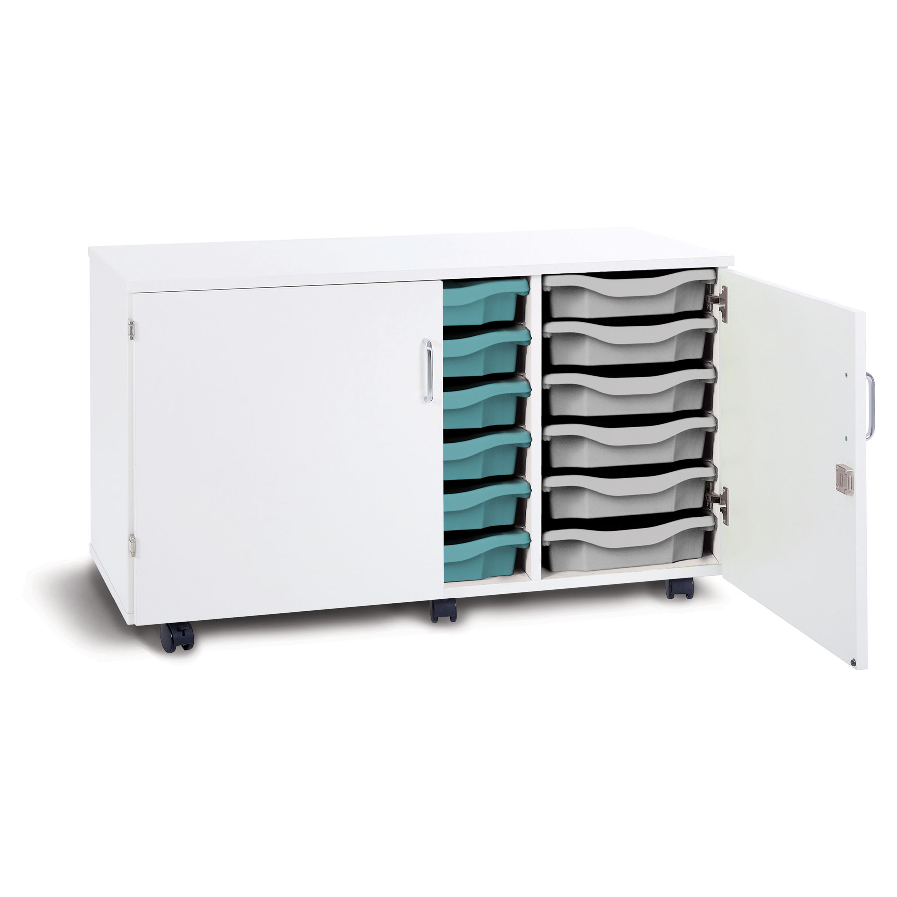 Monarch Premium™ 18 Single Tray Unit + Locking Doors (Mobile ...