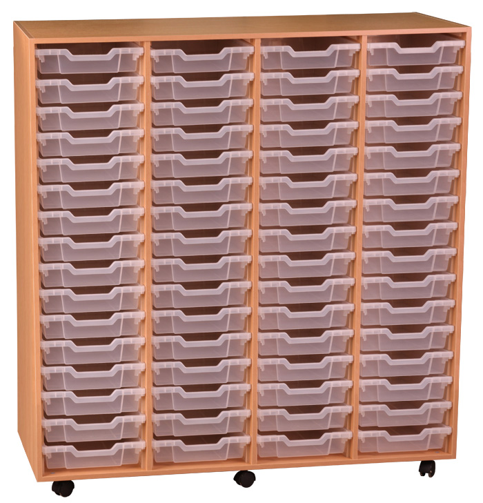 Quad Column 64 Tray Storage Unit | theClassroom.co