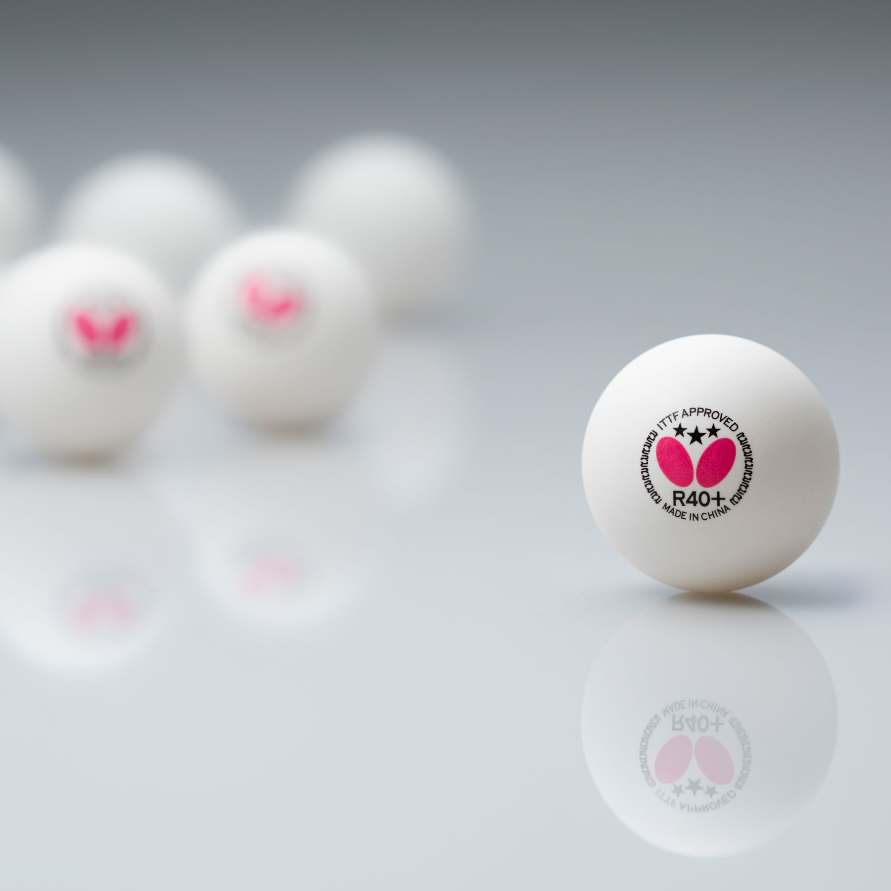 R40+ Three-Star Table Tennis Ball – Pack of 3 | theClassroom.co