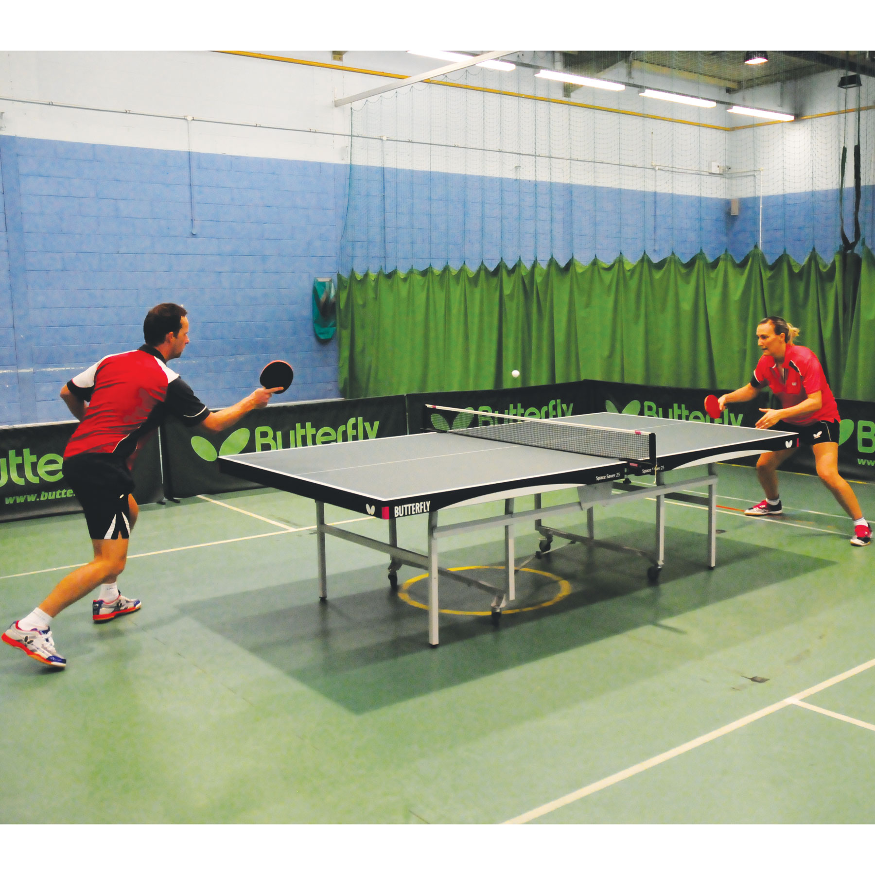 Butterfly Space Saver 25 Rollaway Table Tennis Table | theClassroom.co