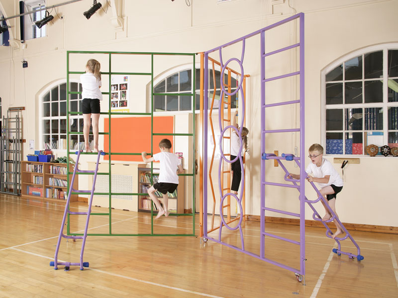 Rainbow Indoor Fixed Climbing Frame | theClassroom.co