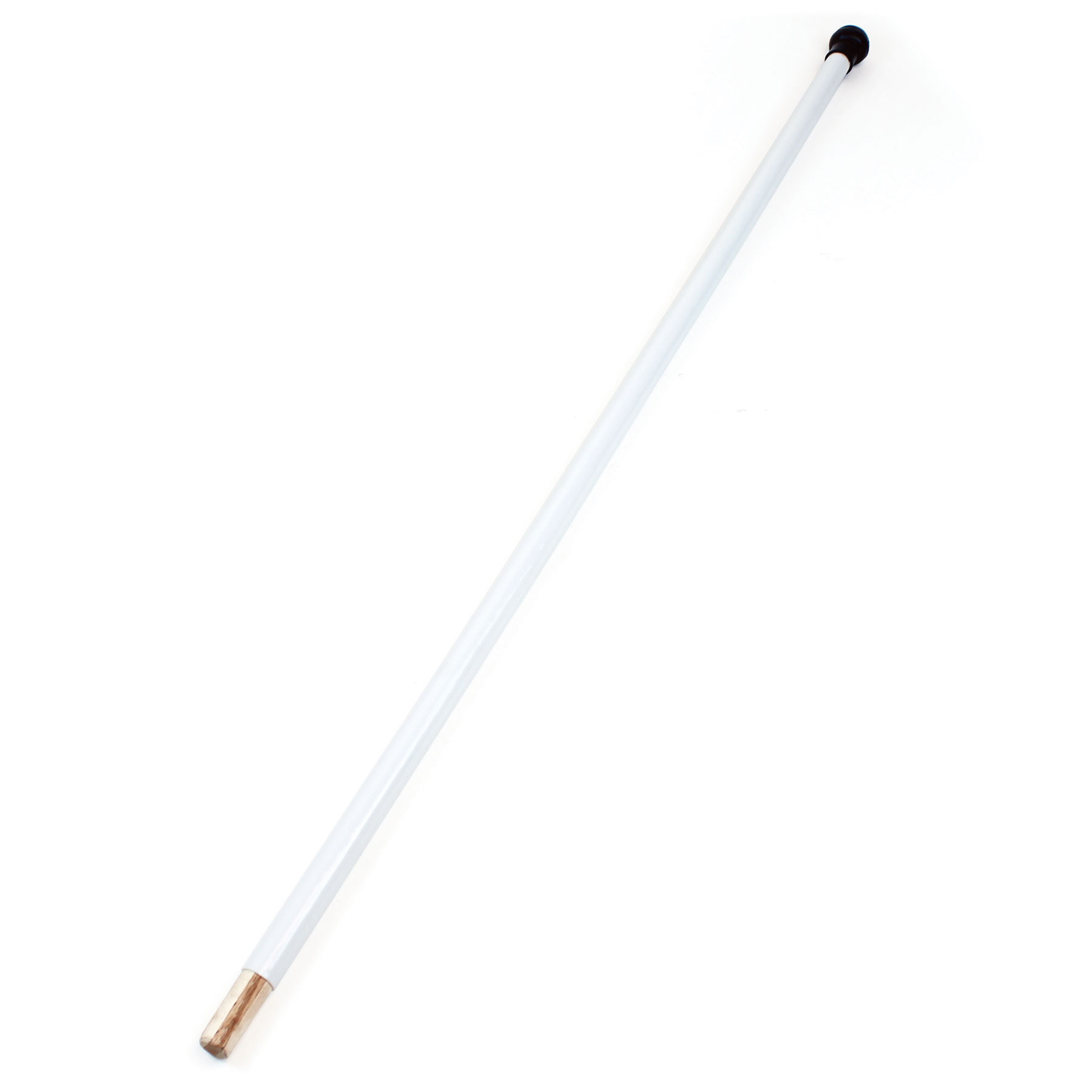Rounders Poles & Bases Pole, PVC Coated Wood + Safety Pommel ...