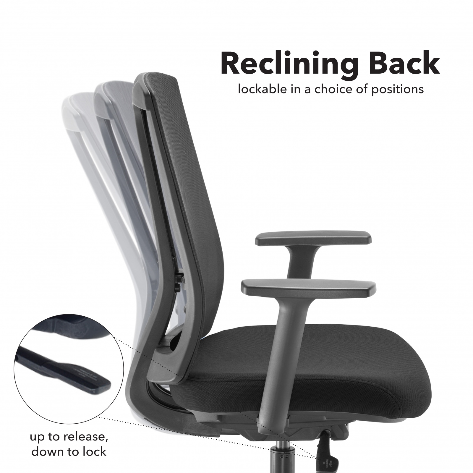 Ronan Mesh Back Operators Chair with Fixed Arms | theClassroom.co