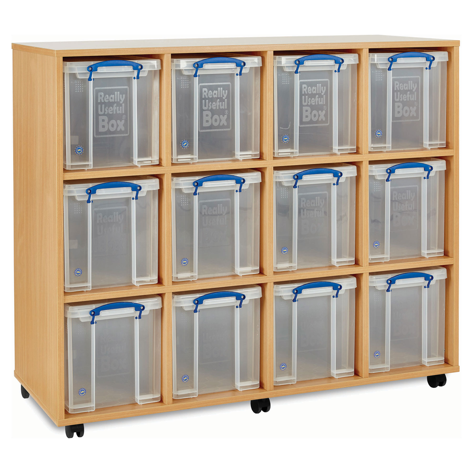 12 x 24L Really Useful Box Storage Unit | theClassroom.co
