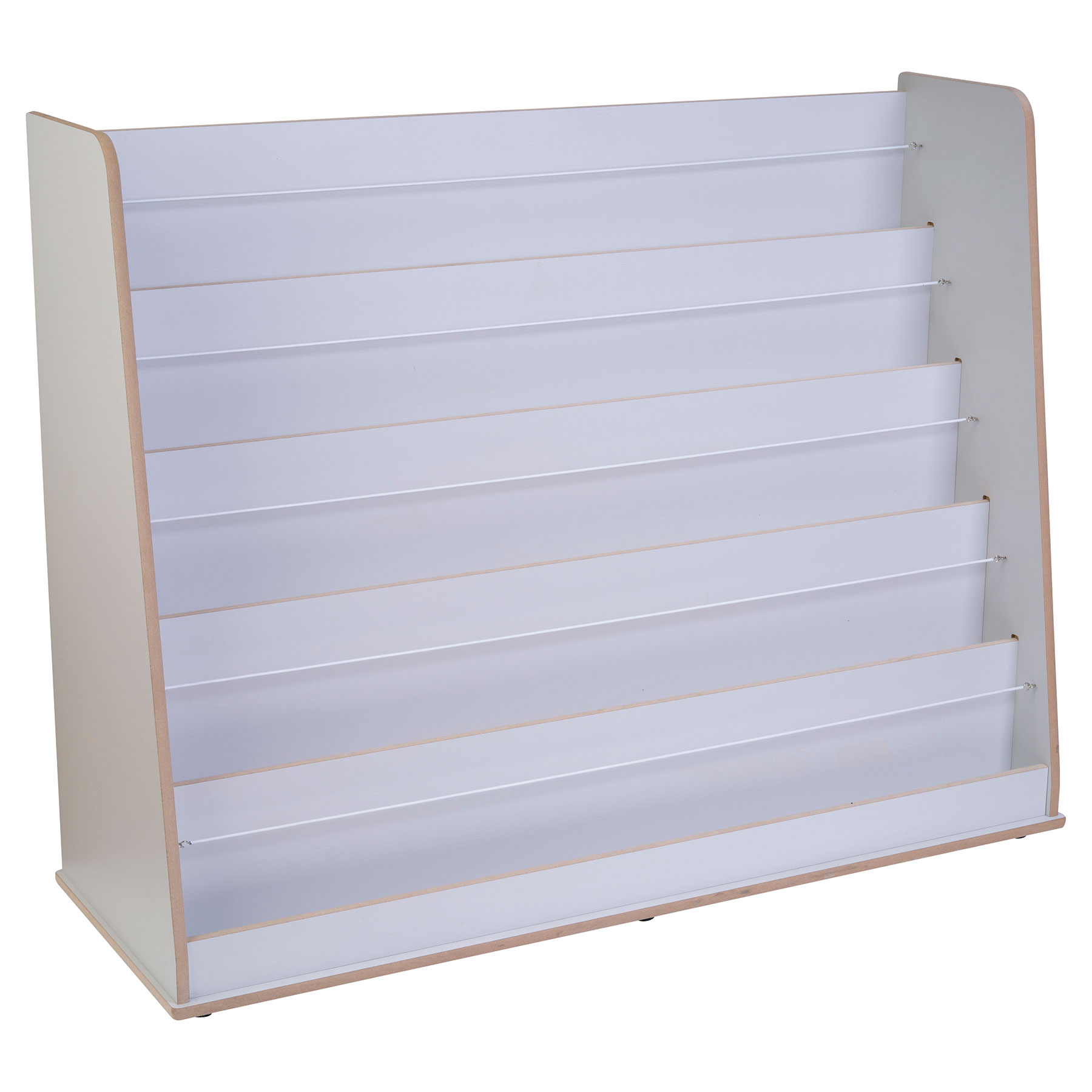 Free Standing Wide Classroom Book Display Unit