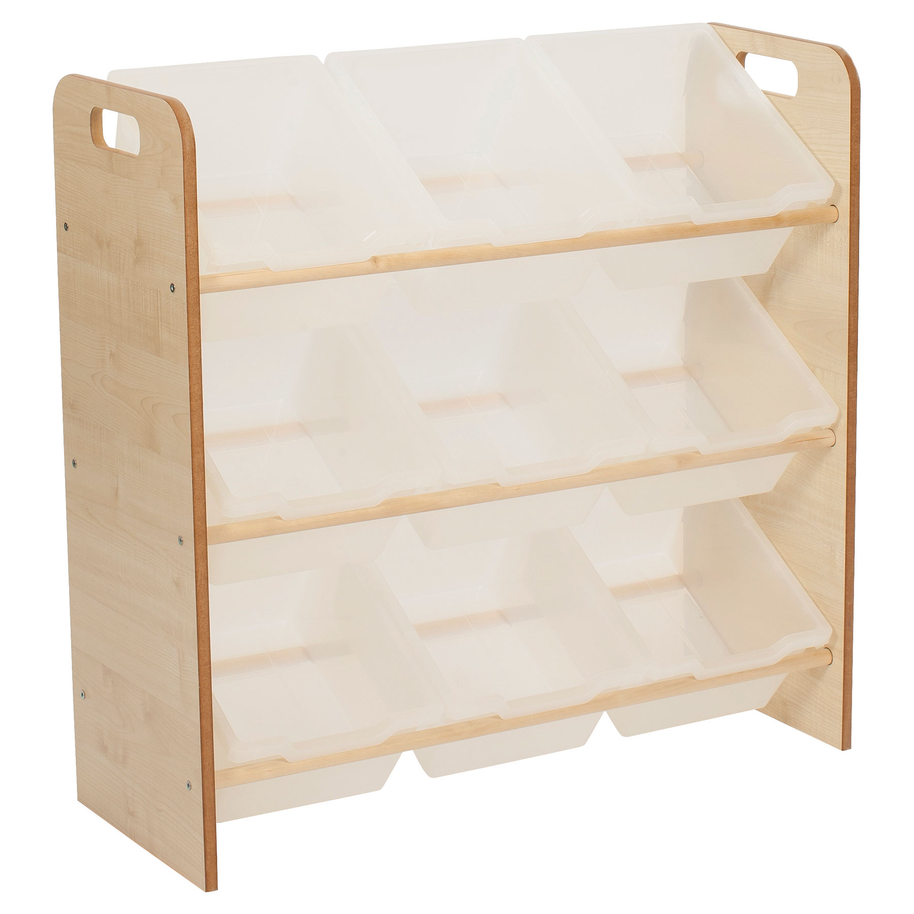 Single Sided Classroom Tidy + 9 Clear Deep Trays | theClassroom.co