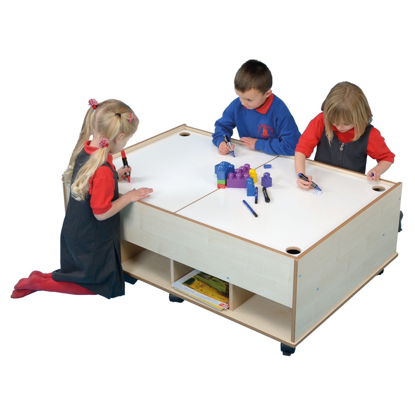 Children's Chalkboard & Drywipe Table | theClassroom.co