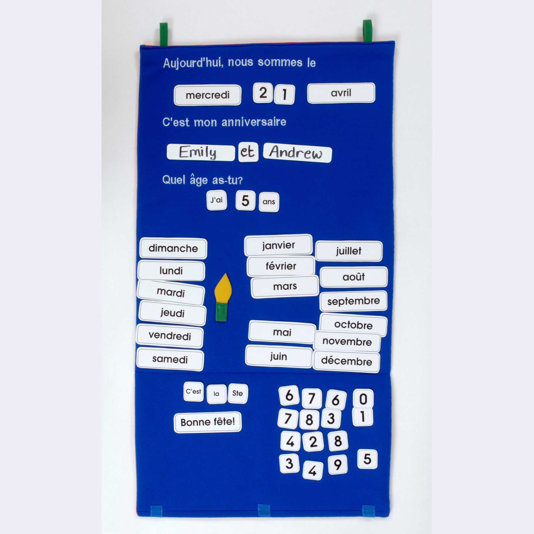 Classroom Calendar - French