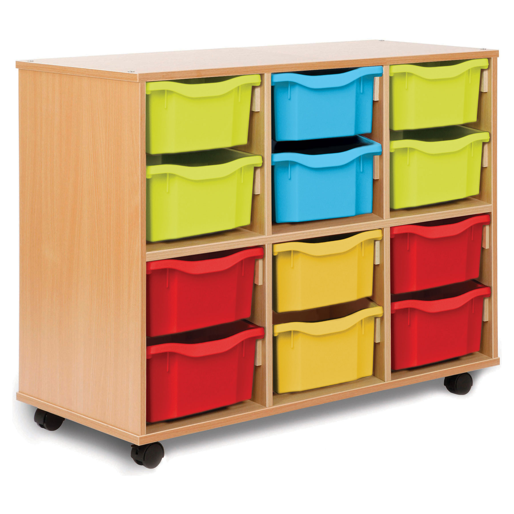 Allsorts Stackable™ 12 Double Tray Unit | theClassroom.co