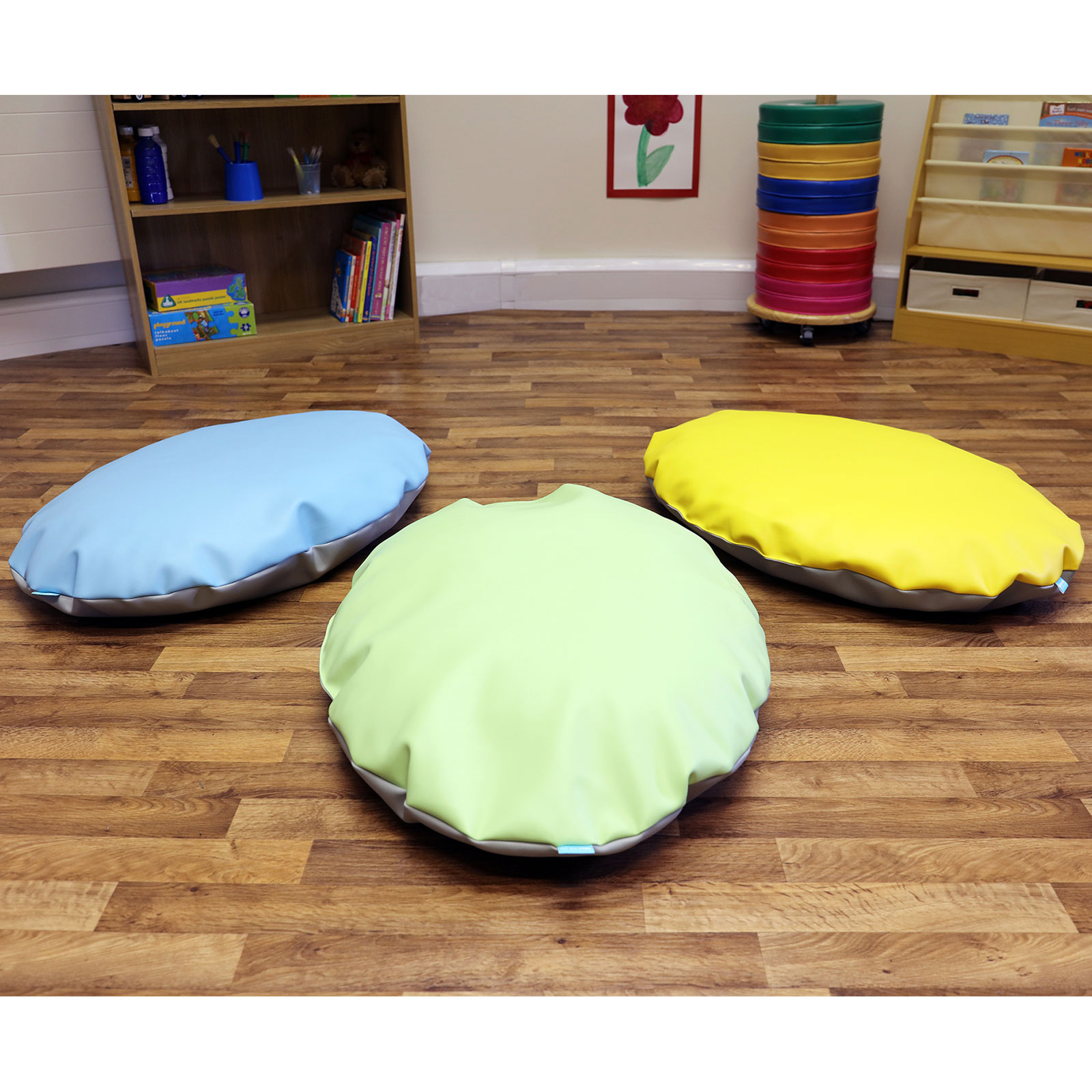 Early Years Large Floor Cushions (Pack of 3) | theClassroom.co