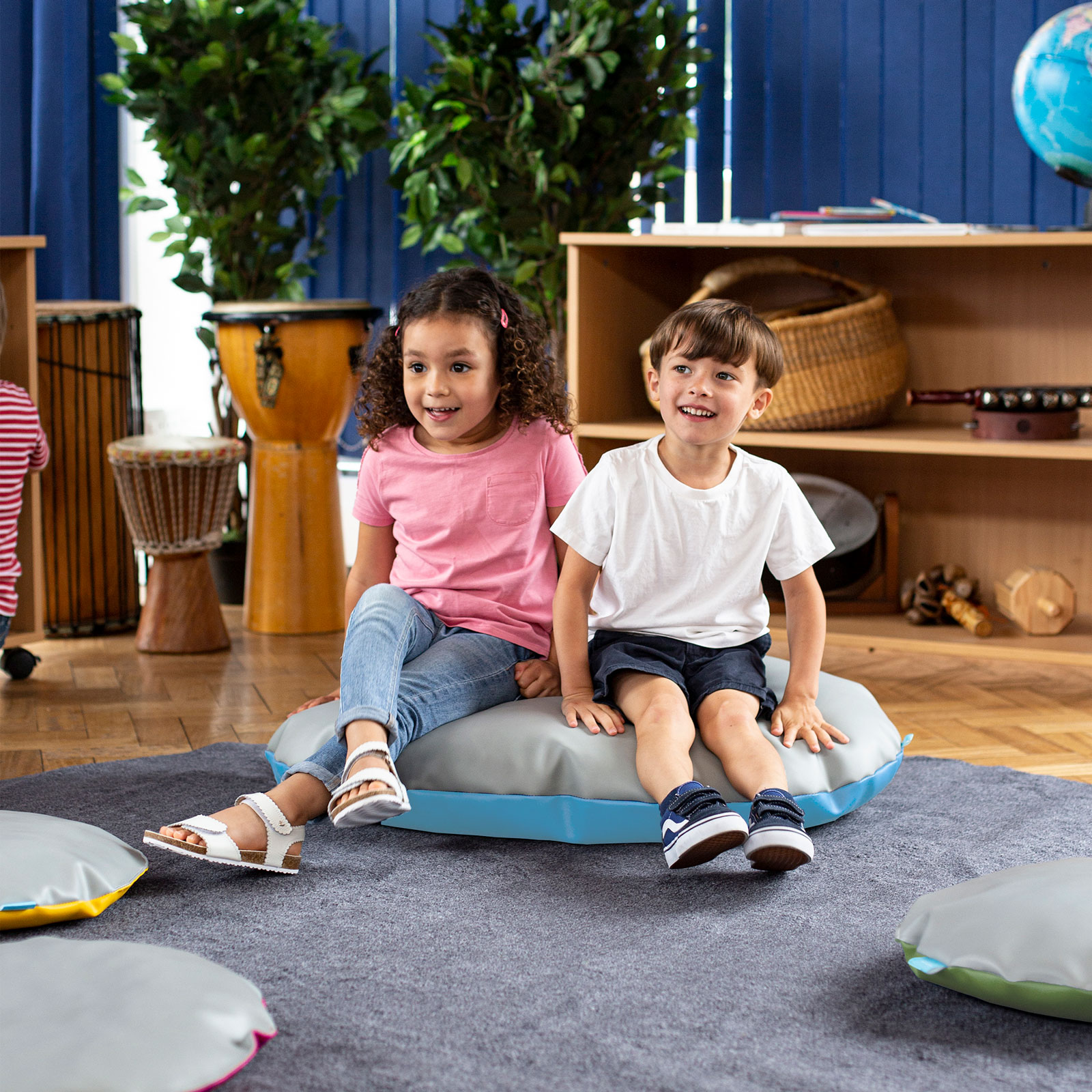 Early Years Large Floor Cushions (Pack of 3) | theClassroom.co