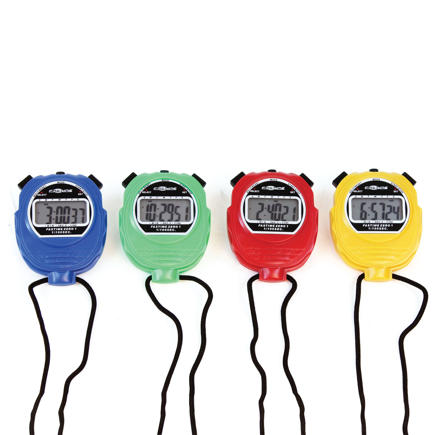 Team Coloured Stopwatches - Set Of 4 | theClassroom.co