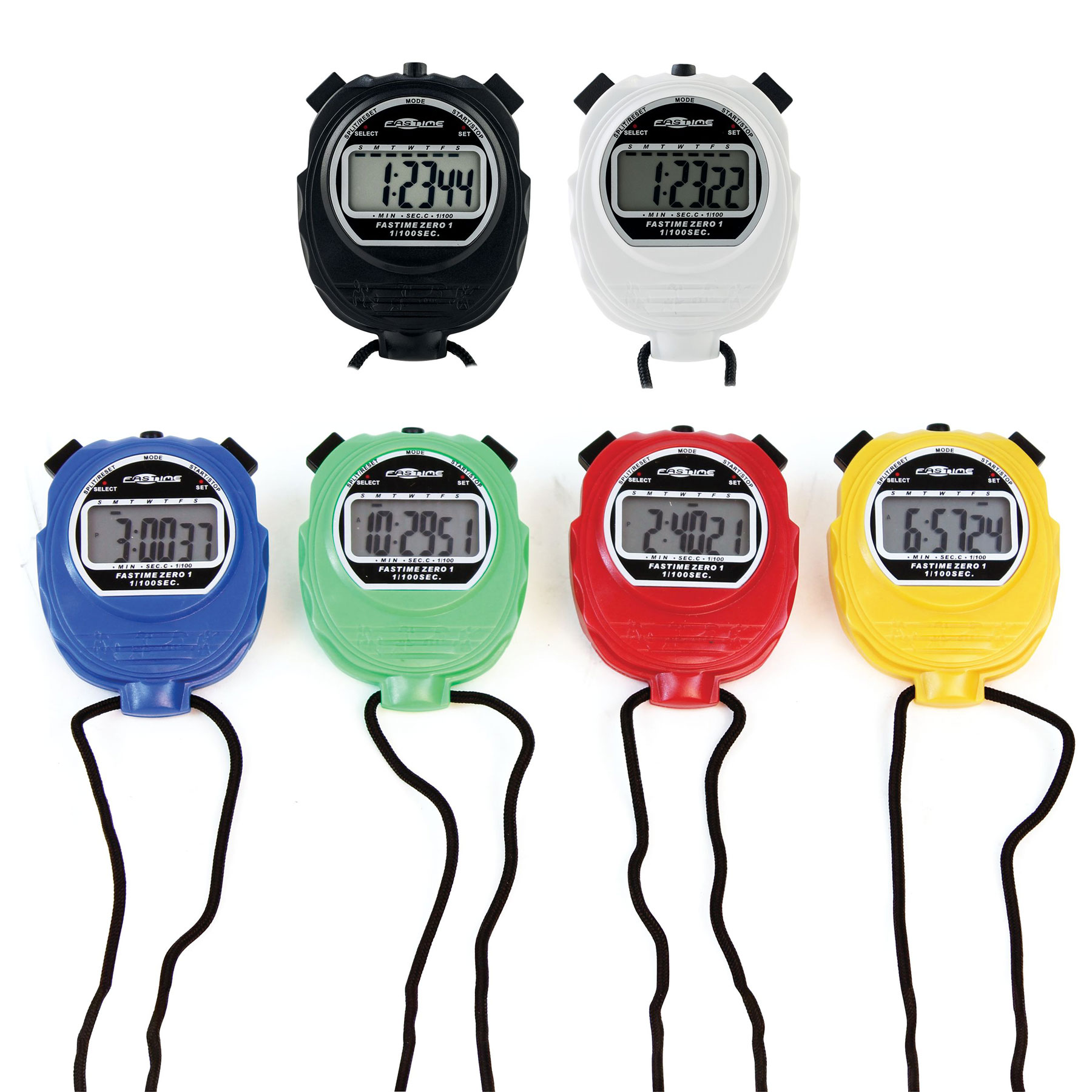 Team Coloured Stopwatches - Set Of 6 | theClassroom.co