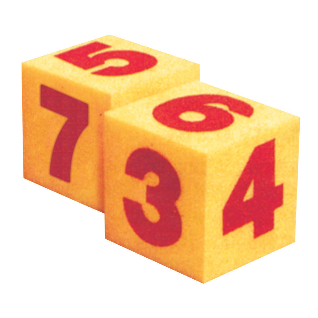 Giant Soft Numbered Dice Pair | theClassroom.co