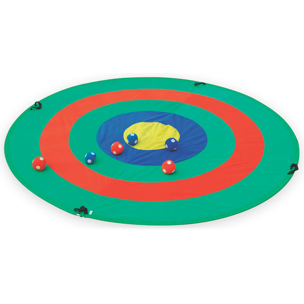 Rainbow Disc Target + 6 Balls | theClassroom.co