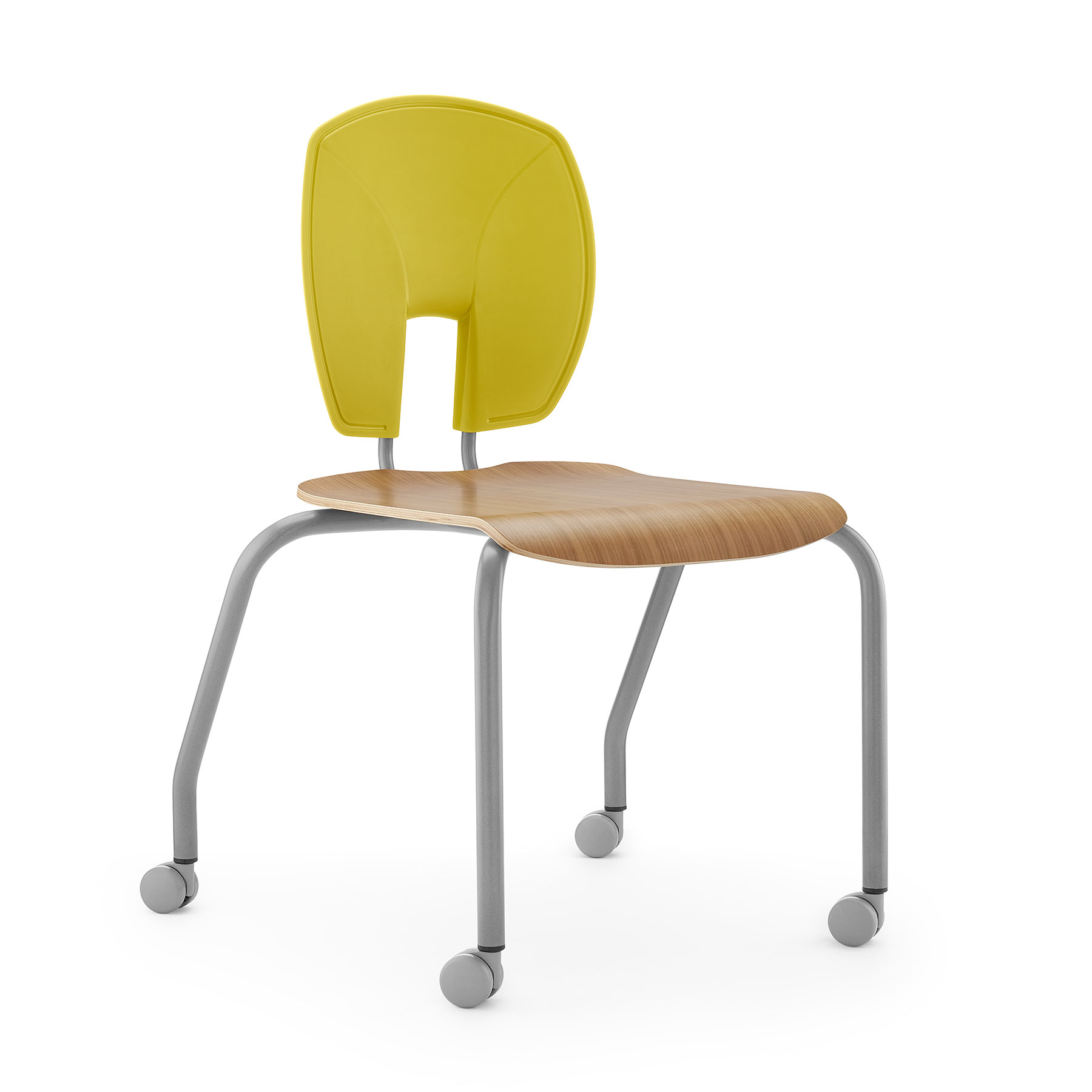 SE Curve "Motion" School Chair + Wooden Seat | theClassroom.co