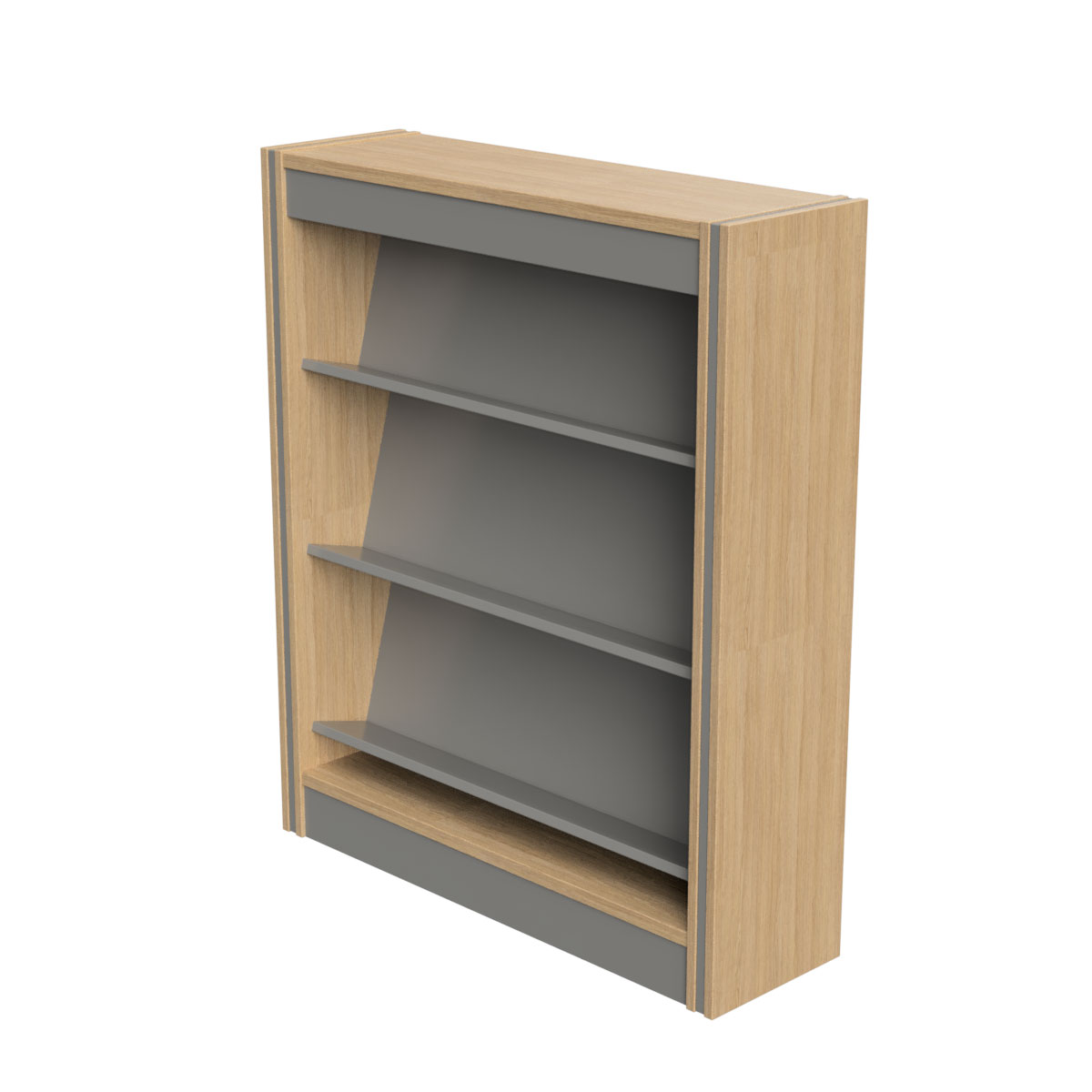 Spectrum Library Single Sided Reversible Shelf Bookcase | theClassroom.co