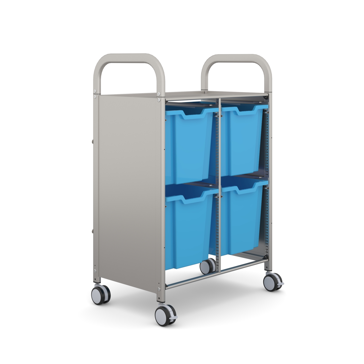 Callero Plus Double Trolley - 4 Jumbo Trays | theClassroom.co