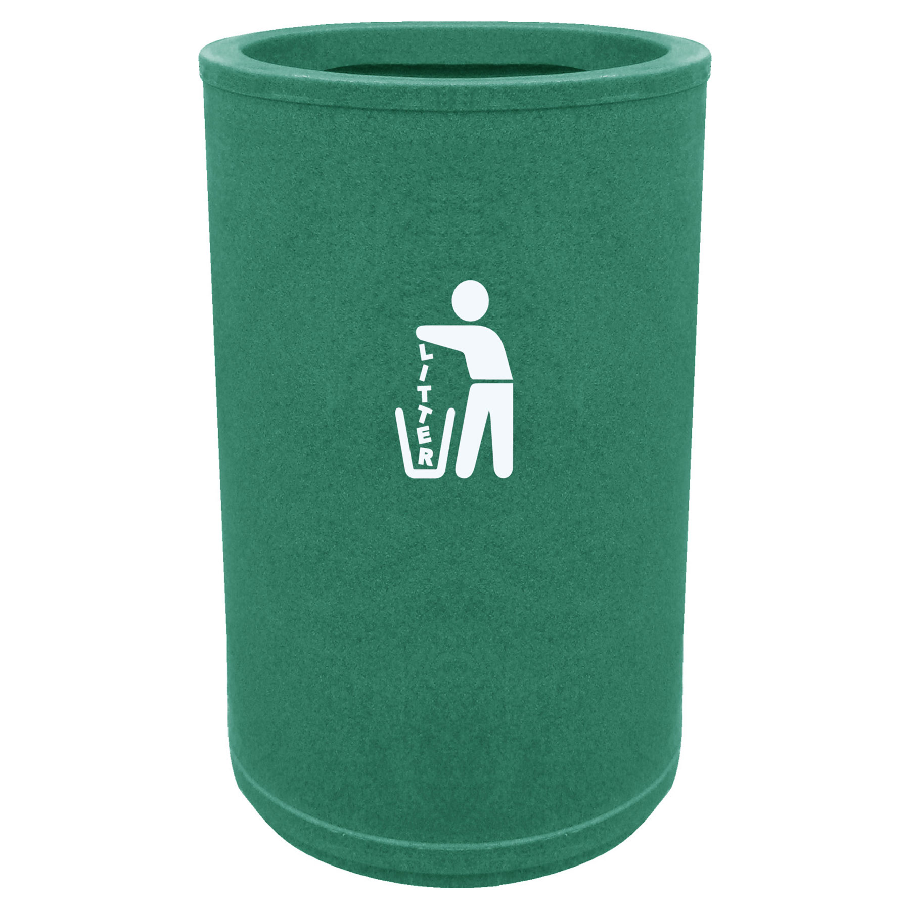 Open Top Universal Litter Bin 90 Litre | theClassroom.co