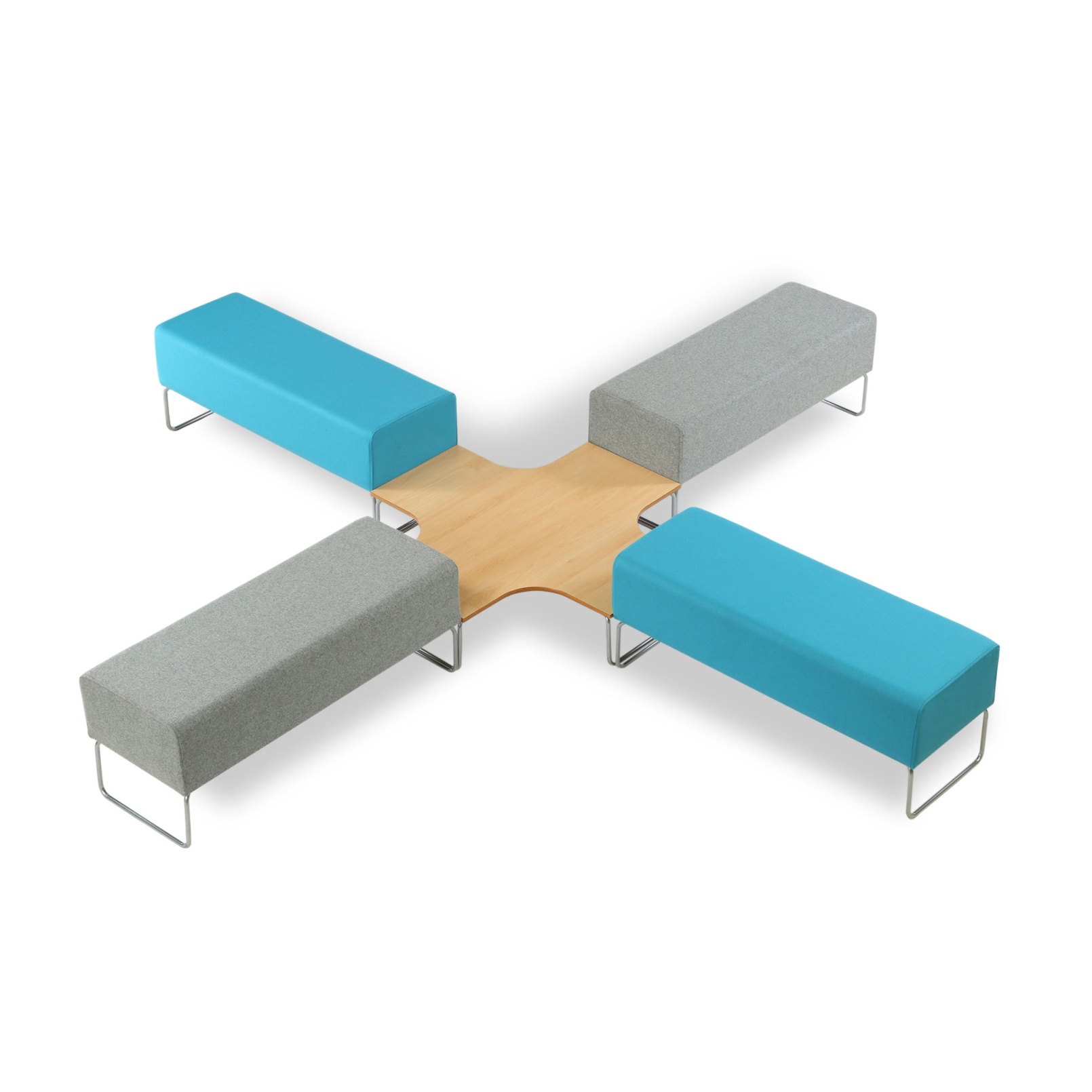 Advanced Urban 4 Piece Connecting Table | theClassroom.co