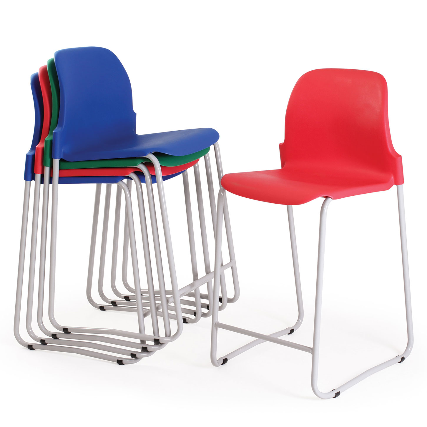 Advanced Skidbase Masterstack School Stool | theClassroom.co