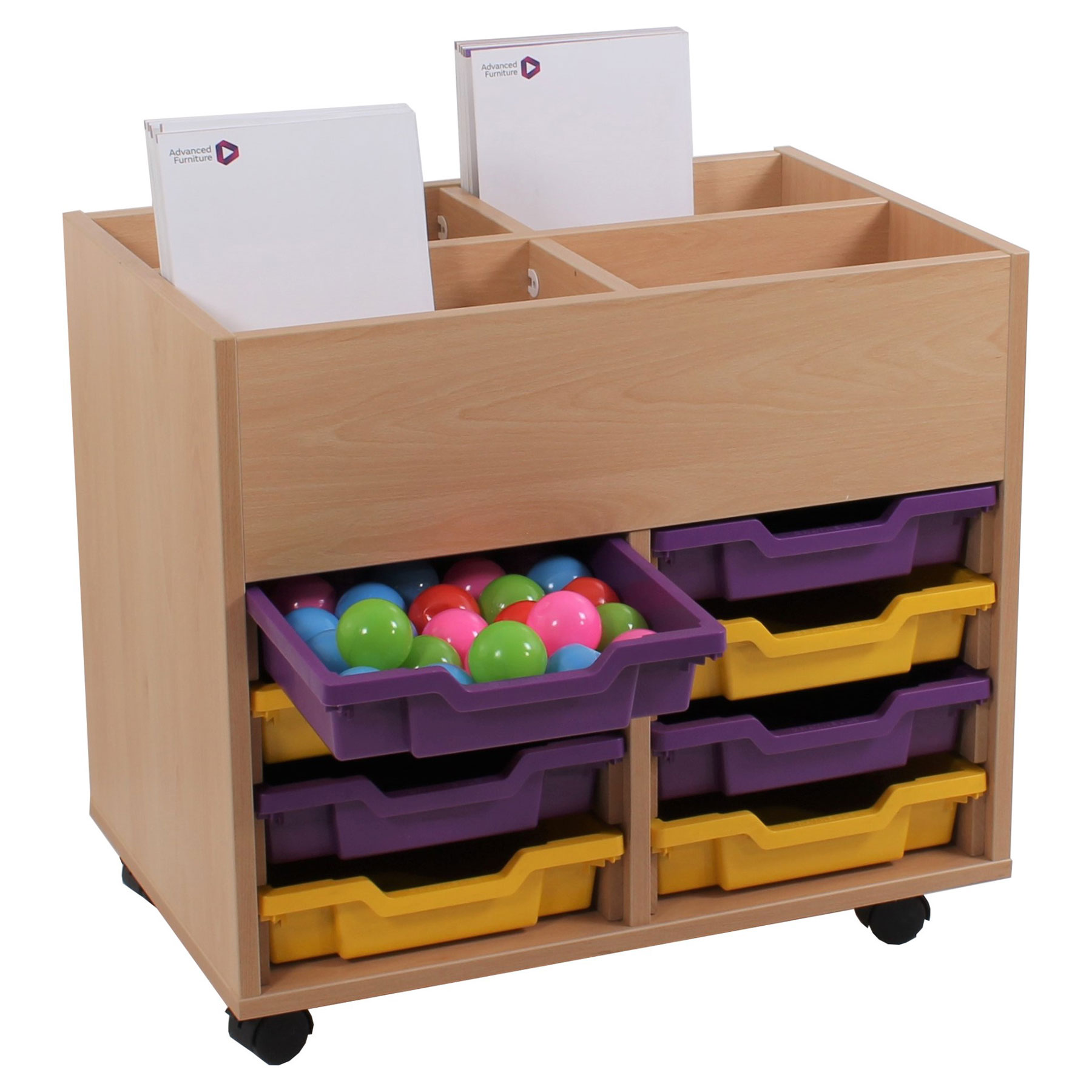 Advanced Tray Unit + Top Storage | theClassroom.co
