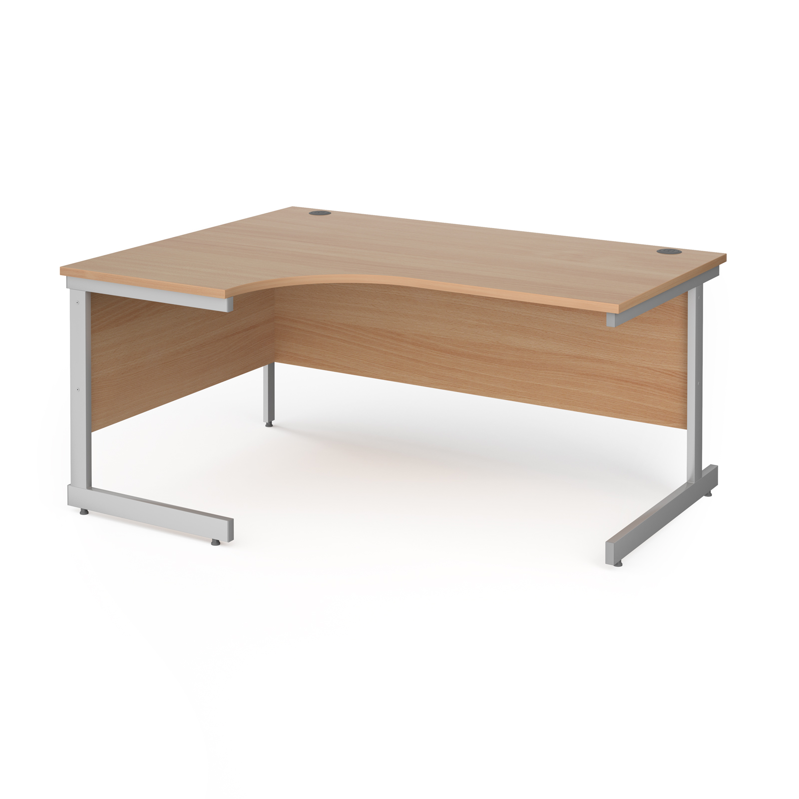 Contract 25 Canitlever Leg Left Hand Ergonomic Desk | theClassroom.co