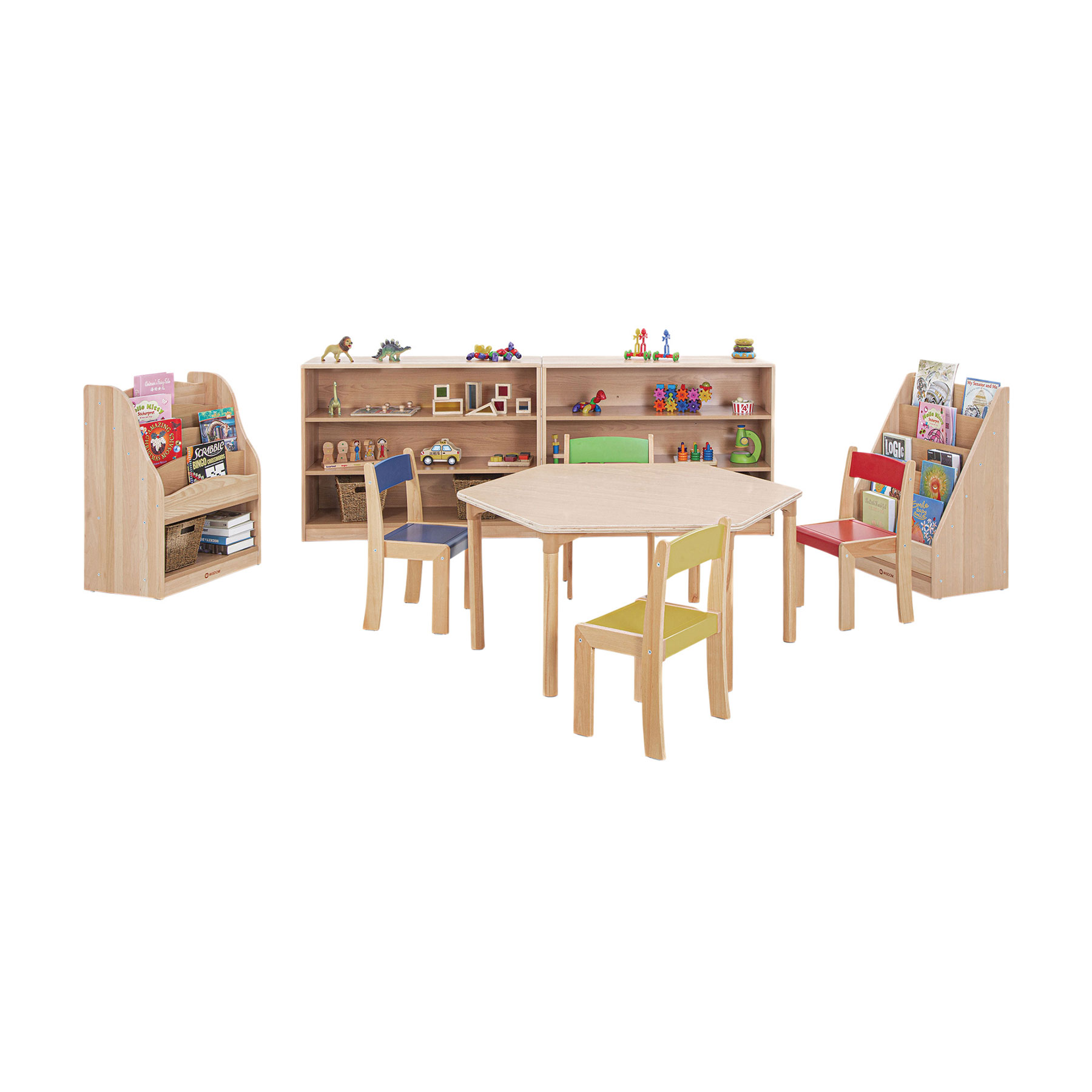 Children's Beechwood Hexagon Table | theClassroom.co