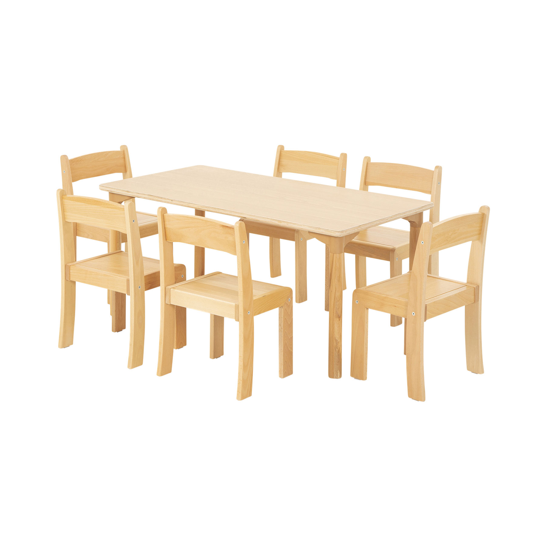 Children's Beechwood Rectangular Table | theClassroom.co