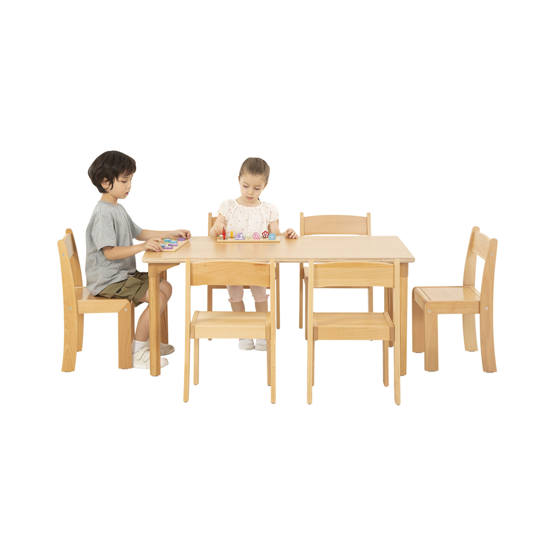 Children's Beechwood Rectangular Table | theClassroom.co