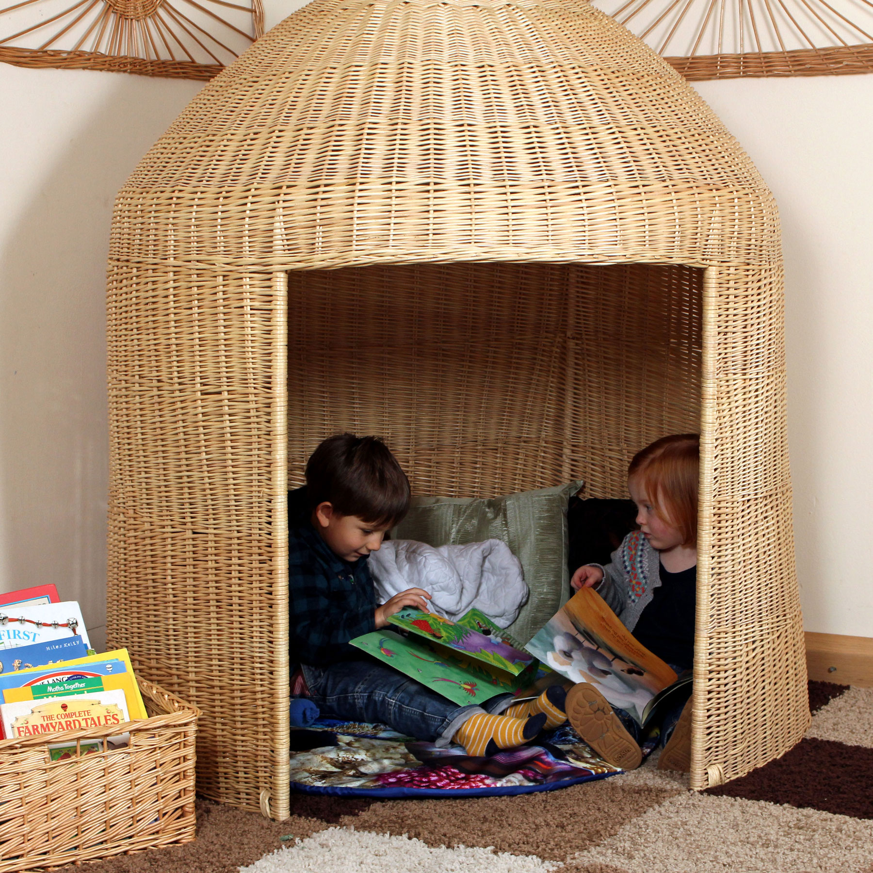 Children's Indoor Wicker Hideout | theClassroom.co