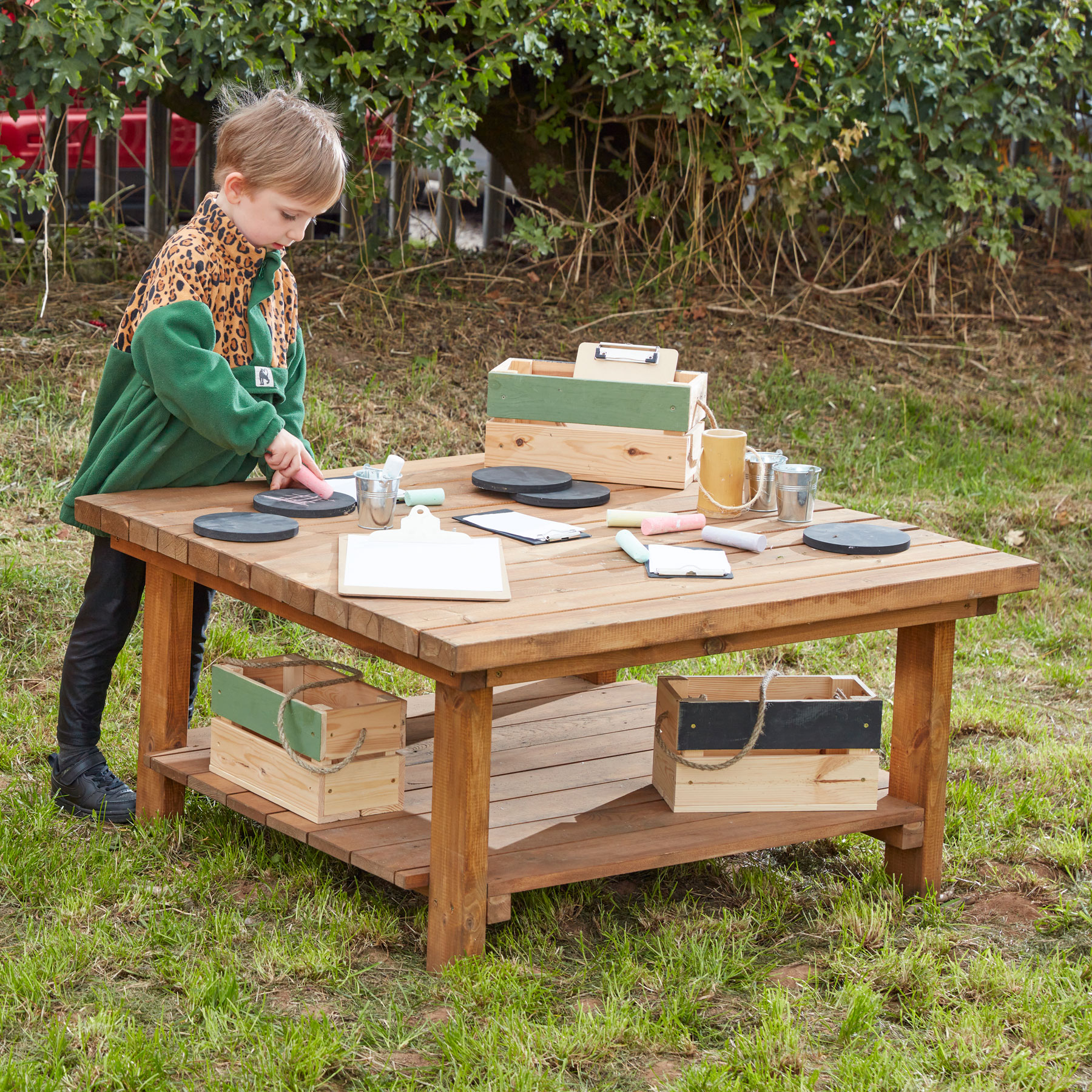 Children's Large Square Table Workstation | theClassroom.co