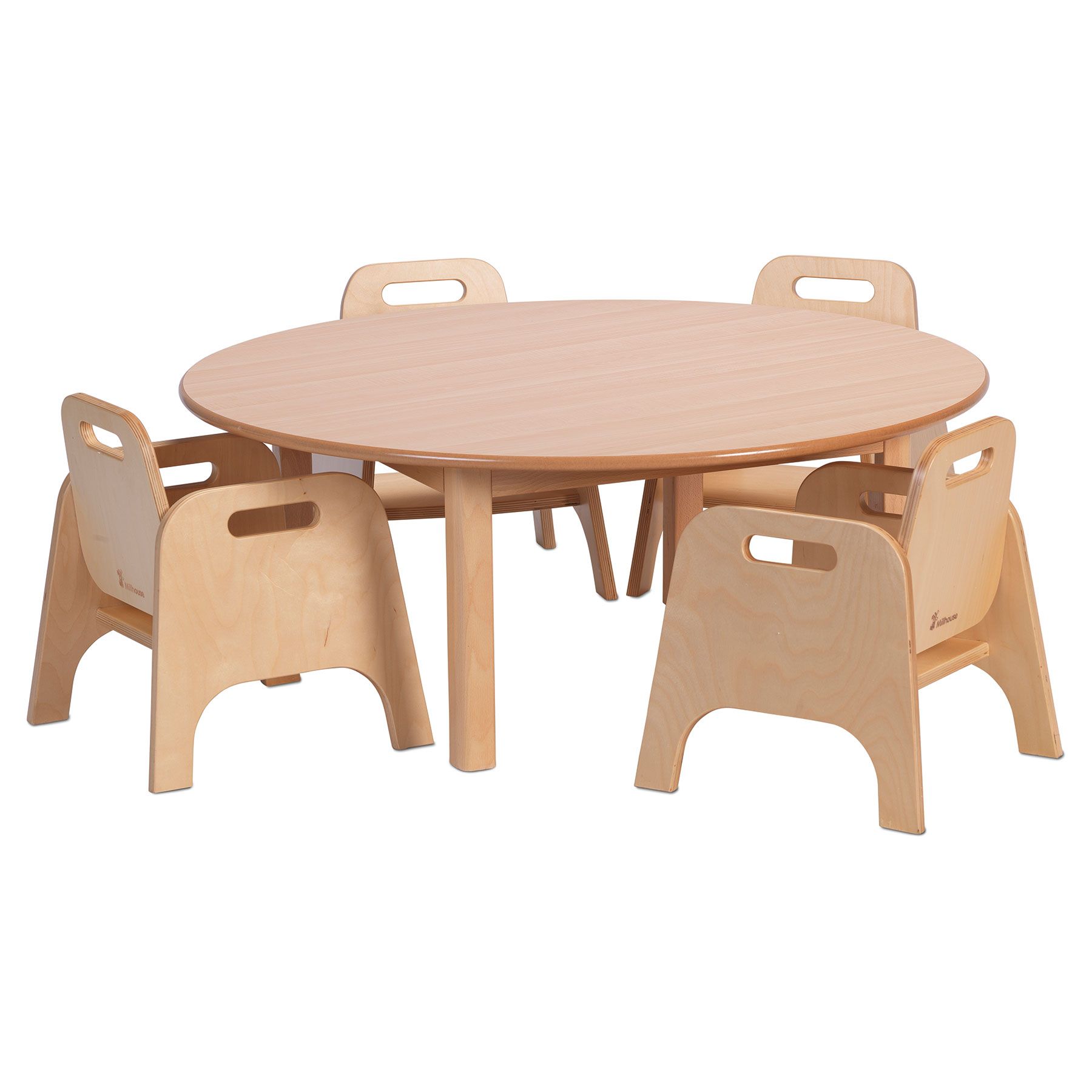 Circular Table & 4 Sturdy Chairs | theClassroom.co