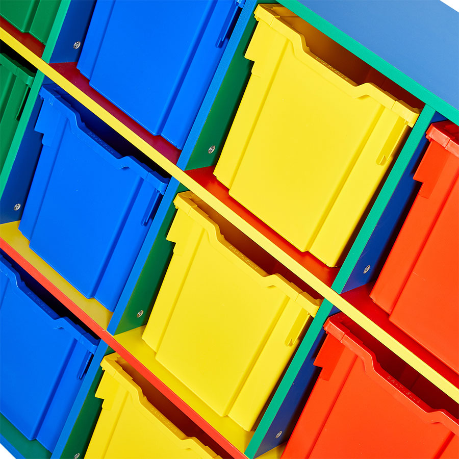 Colore! 12 Jumbo Tray Mobile Storage Unit | theClassroom.co