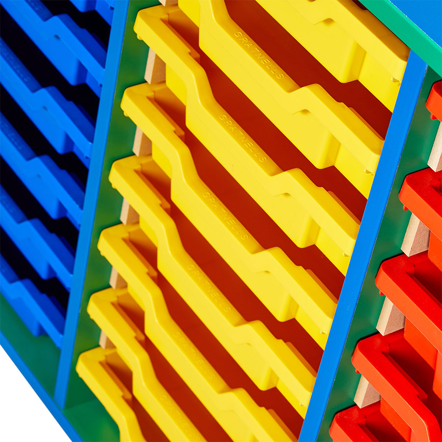 Colore! 24 Tray Mobile Storage Unit | theClassroom.co