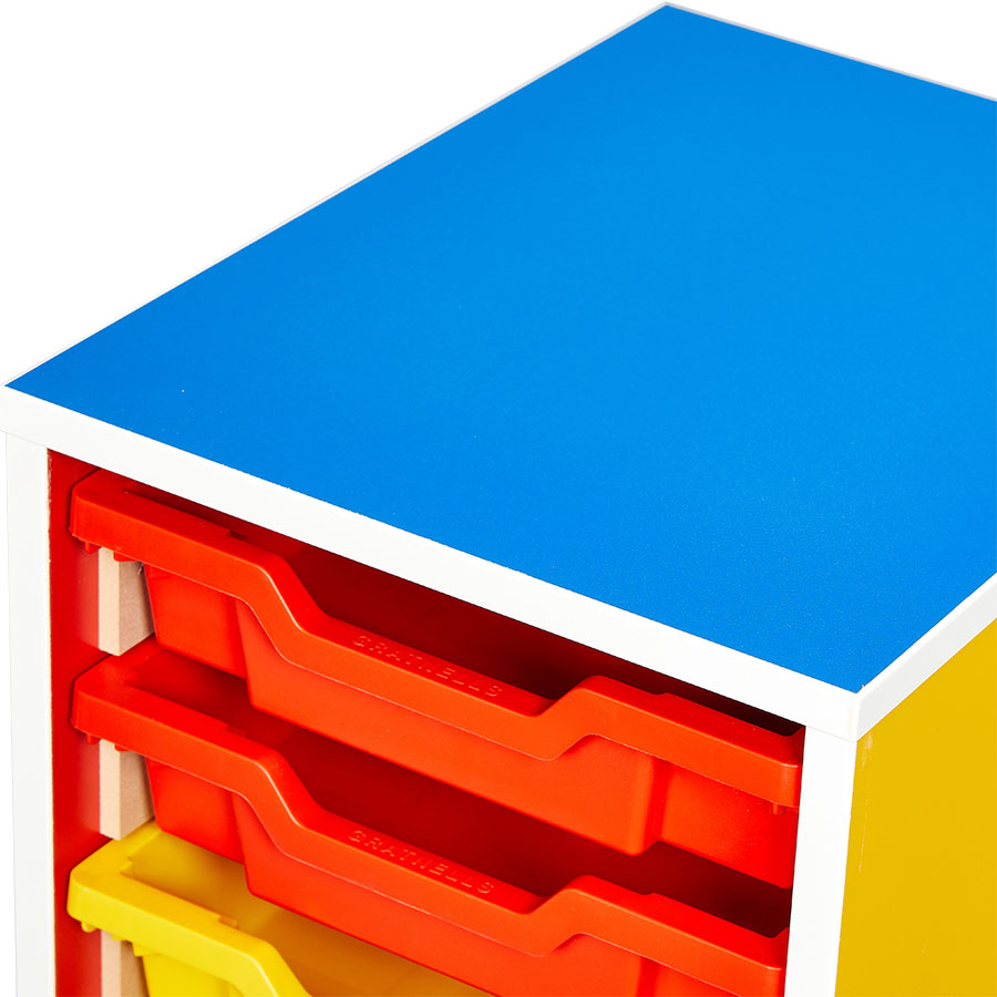 Colore! 6 Tray Mobile Storage Unit | theClassroom.co