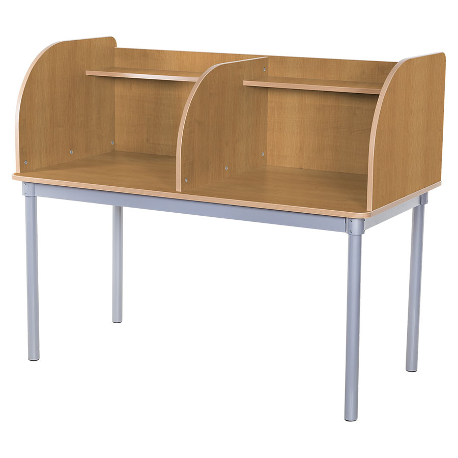 Double Curve Student Study Carrel | theClassroom.co