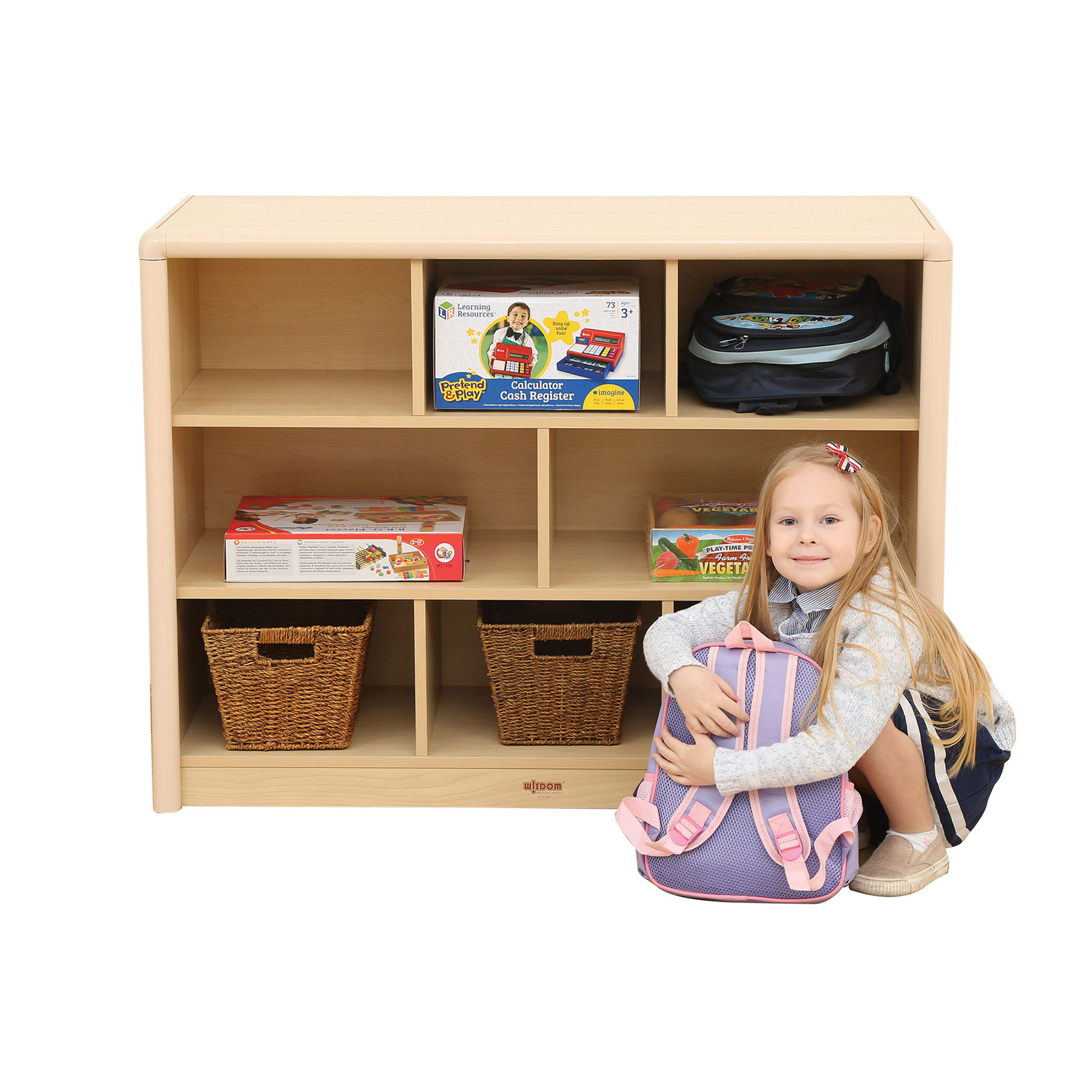 Elegant 8 Compartment Classroom Cabinet | theClassroom.co