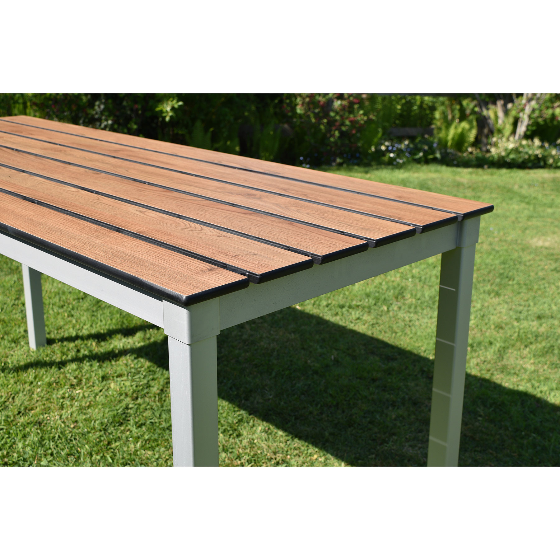 Enviro Slatted Top Outdoor Rectangular Table | theClassroom.co