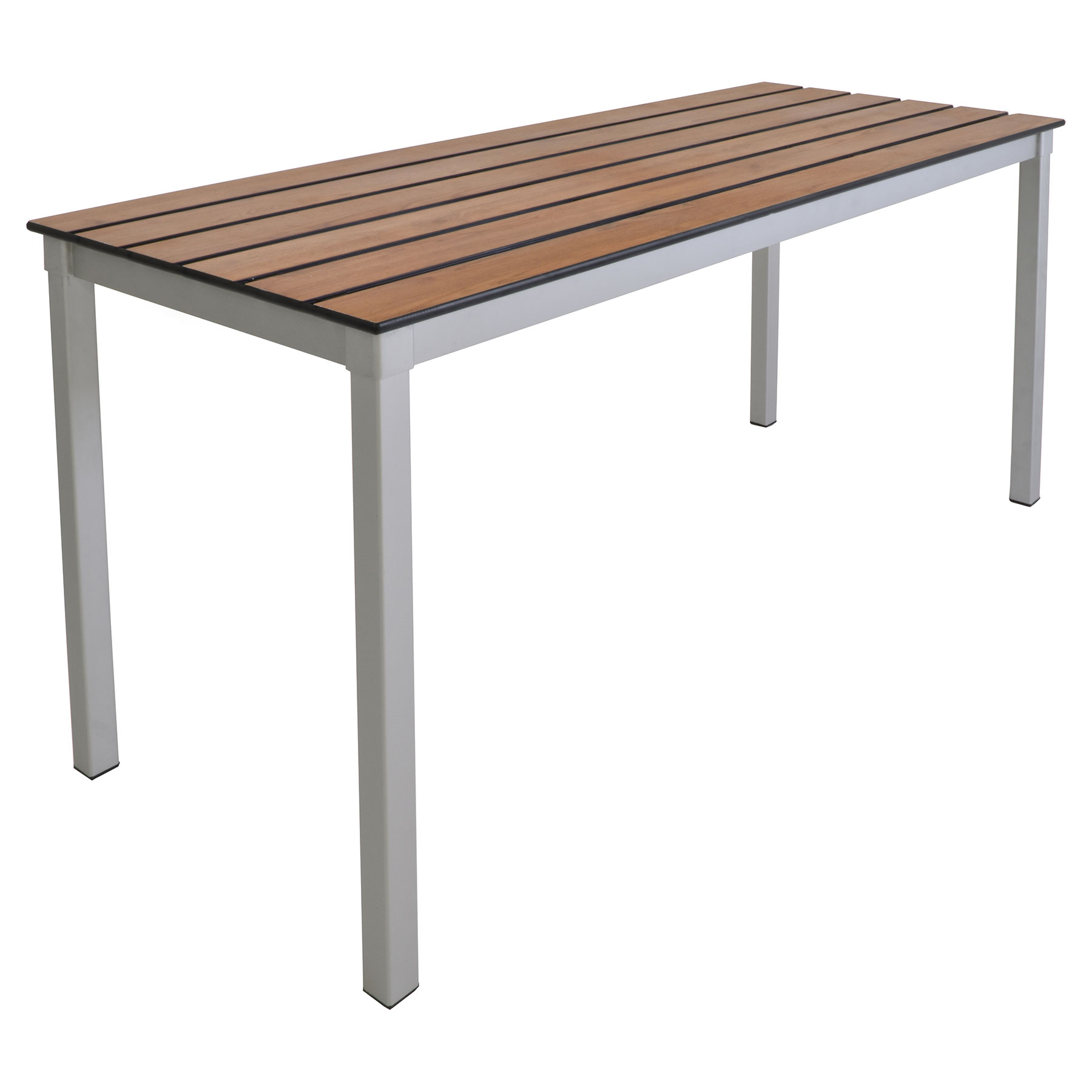 Enviro Slatted Top Outdoor Rectangular Table | theClassroom.co