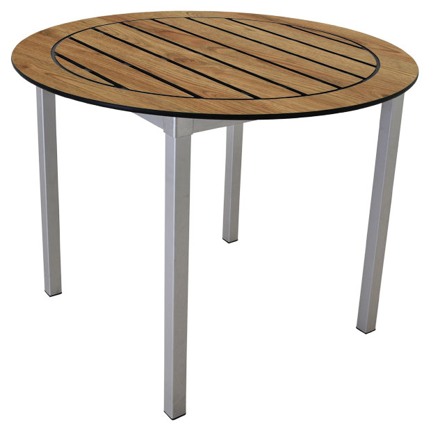 Enviro Slatted Top Outdoor Round Table | theClassroom.co