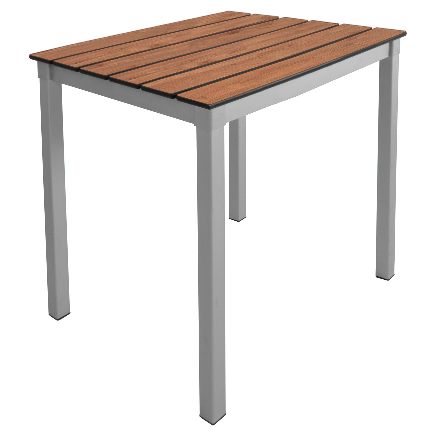 Enviro Slatted Top Outdoor Square Table | theClassroom.co