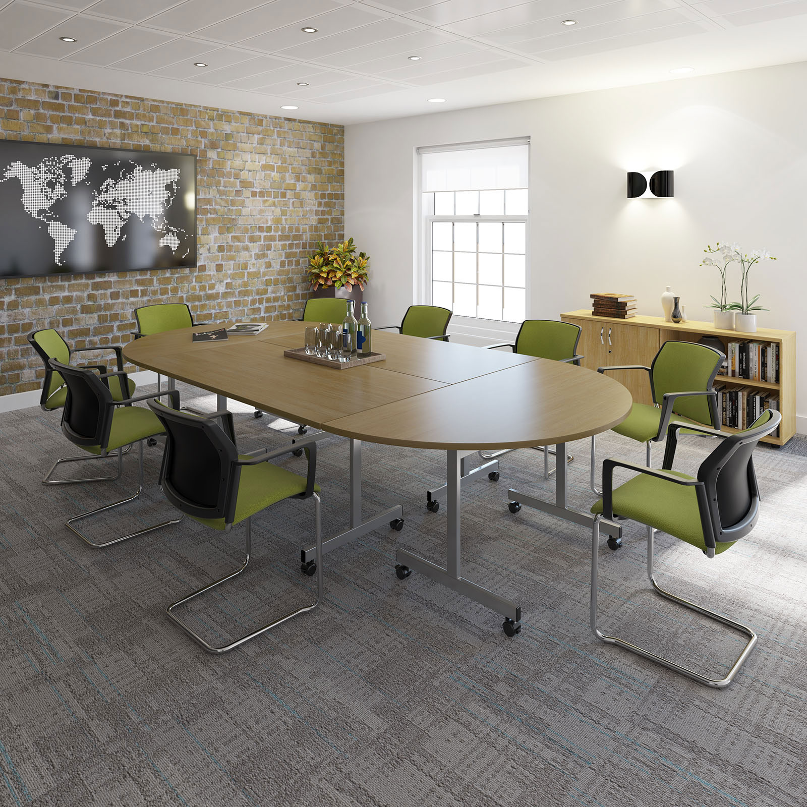 Rectangular Fliptop Meeting Table | theClassroom.co